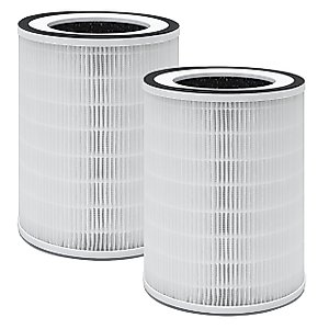 Lhari True HEPA KILO Filter Compatible with Afloia KILO, KILOPLUS, KILOPRO, MIRO,MIRO PRO air purifier and MORENTO MR-Kilo, Kalo Air Purifier, 360° 3-Stage Filtration, 2-Pack