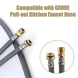 Pull-out Faucet Hose Replacement Compatible for Grohe 48293000 Flexible Shower