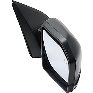 Kool Vue Driver & Passenger Side Power Heated Mirrors for Ford F-150 2015-2019 Power Fold With Signal Light, Blind Spot Monitor; without Memory Textured w/o 360-Degree Cam