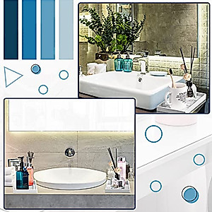 3 Pieces Bathroom Vanity Tray, Ceramic Vanity Tray Marble Decor Bathroom Tray Vanity Display Tray Decorative Paper Towel Tray Ceramic Jewelry Tray Rectangle Perfume Tray for Bathroom Accessory (White)