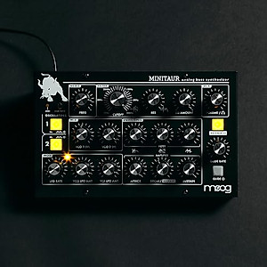 MOOG Minitaur - Analog Bass Synthesizer Module with Headphone Amp, 128 Presets, Software Editor