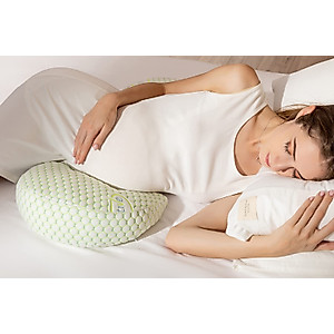KAILE Pregnancy Pillows for Sleeping, Maternity Pillow for Pregnant Women with Detachable and Adjustable Pillow Cover - Support for Belly, Back, Legs, HIPS