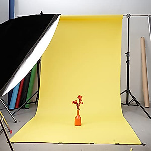 Yizhily Seamless Photogrphy Background Paper, Paper Backdrop Roll for Photoshoot, 53" x16', Pursuit Grey