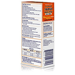 Motrin Infants Concentrated Liquid Medicine Drops with Ibuprofen, Berry, 1 fl. oz
