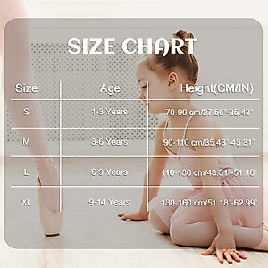 Girls Ballet Dance Tights for Toddler Baby Soft Athletic Leggings Infant Elastic Dance Tights for Girls White 3-6X