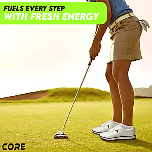 Core Golf Shoes – Water Resistant Golf Shoes for Outdoor Golf Sports and Training - Soft Breathable Lightweight Golf Shoes for Men and Women - Anti-Slip Outsole Cushioning Sneakers White