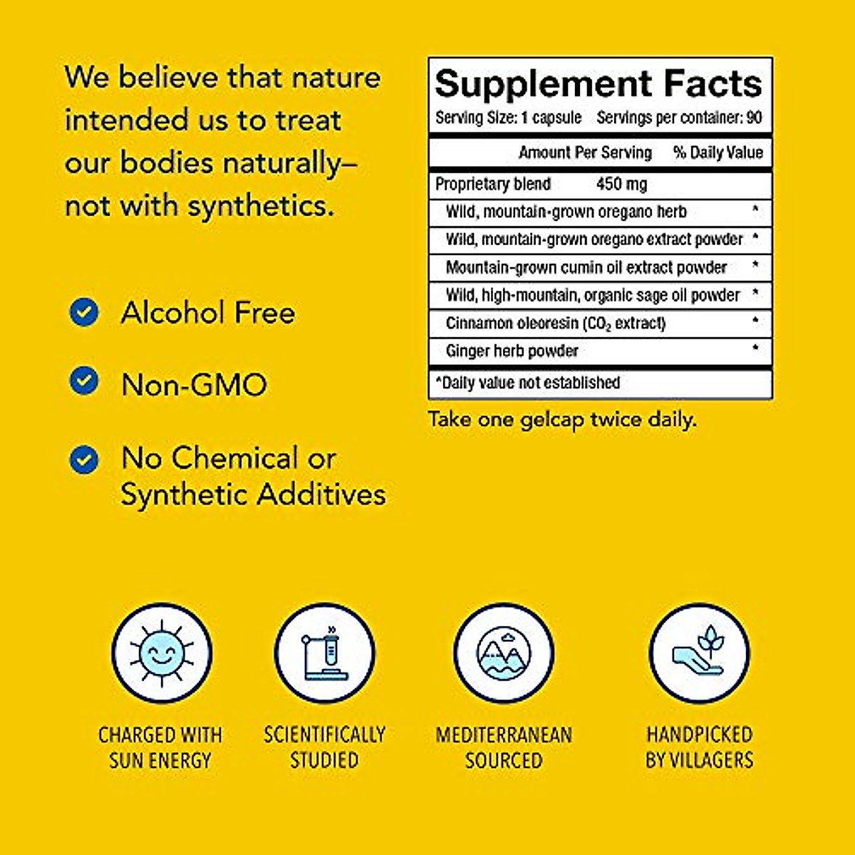 NORTH AMERICAN HERB & SPICE OregaResp - 90 Veggie Capsules - Immune & Respiratory Health - Cumin, Sage, Oregano Oil - Safe for Children & Pets, Non-GMO - 90 Total Servings