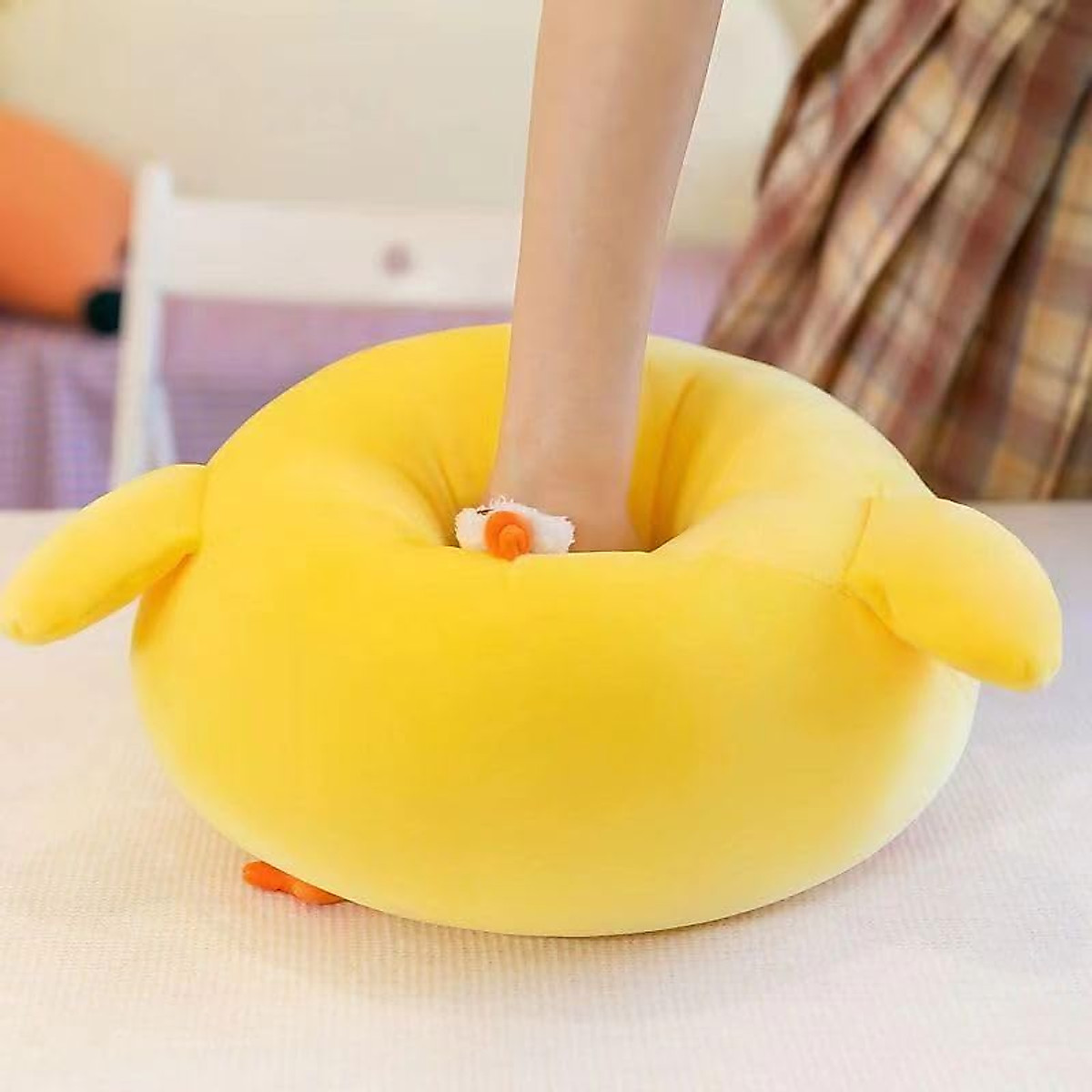 Hgplvxj Fat Chicken Plush Toy, Soft Mother Hen Plush Pillow Chicken Stuffed Animal Birthday for Kids(9inch)