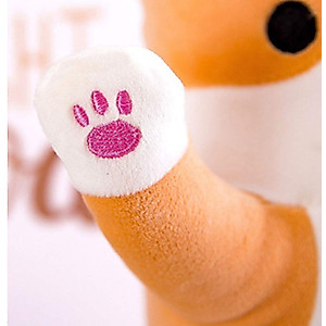 123Arts Cartoon Cat Soft Plush Long Throw Pillow Lifelike Animal Neck Pillow Plush Toy