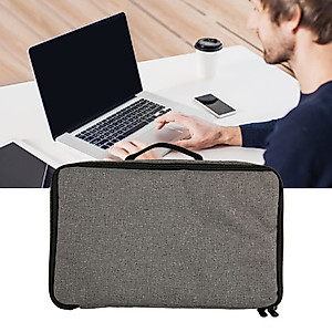 BTIHCEUOT Projector Case, Gray Heavy Duty Nylon Portable Projector Bag for Outdoor