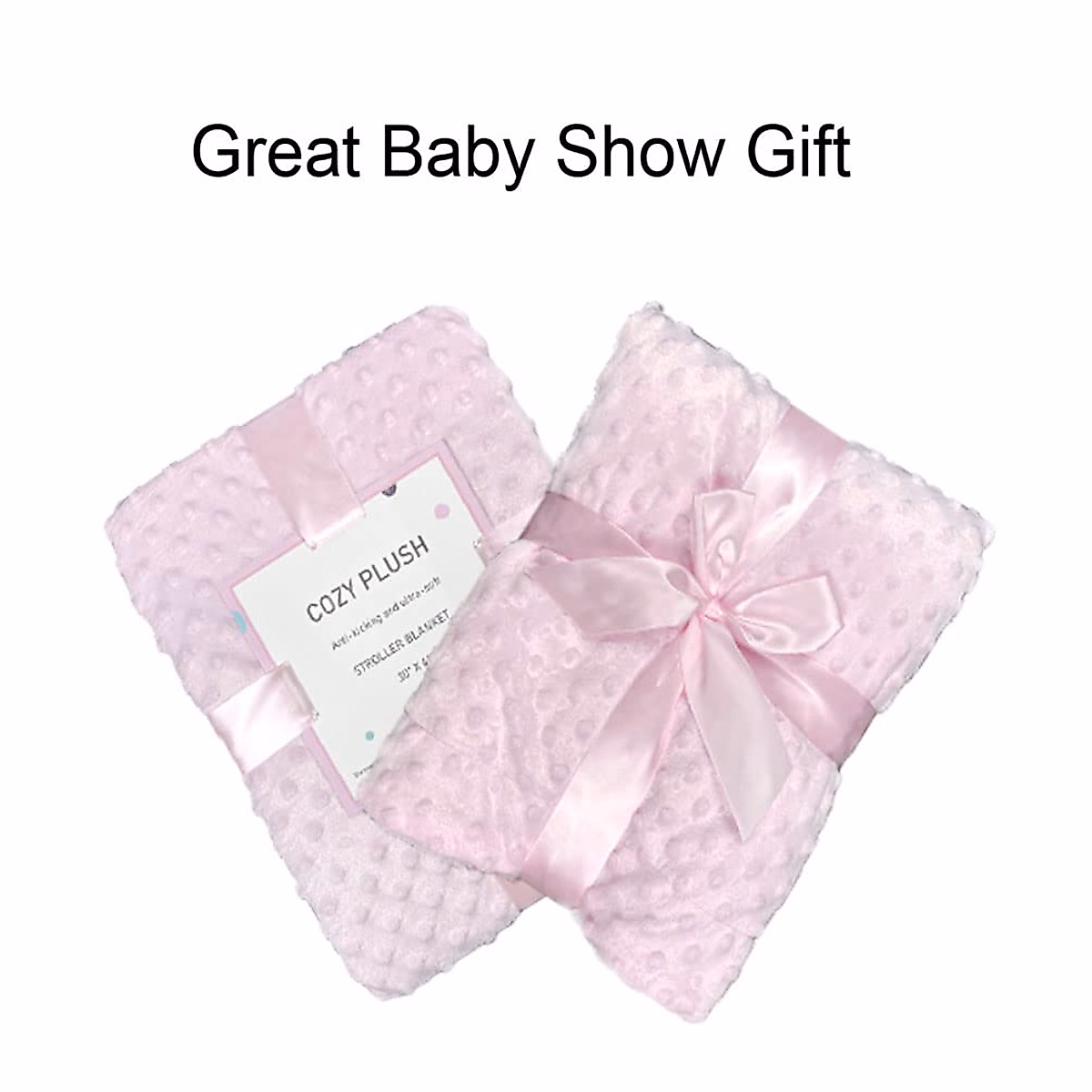 funlife Anti-Kicking Height Adjustable Special Designed Stroller Blanket, Ultra Soft Fleece Breathable Lightweight 4 Season Nursery Bedding Throw Blanket for Infant Toddler,Size:30"*40"