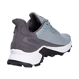 Salomon ALPHACROSS 3 Trail Running Shoes for Men, Trooper/White/Magnet, 10.5