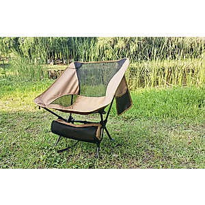 ALKISS Portable Outdoor Camping Chairs Compact Folding Chair Foldable Chair Lawn Chairs Backpack Beach Chairs for Adults Heavy Duty with Side Pockets Camp Chair Lightweight for Hiking Beach Fishing