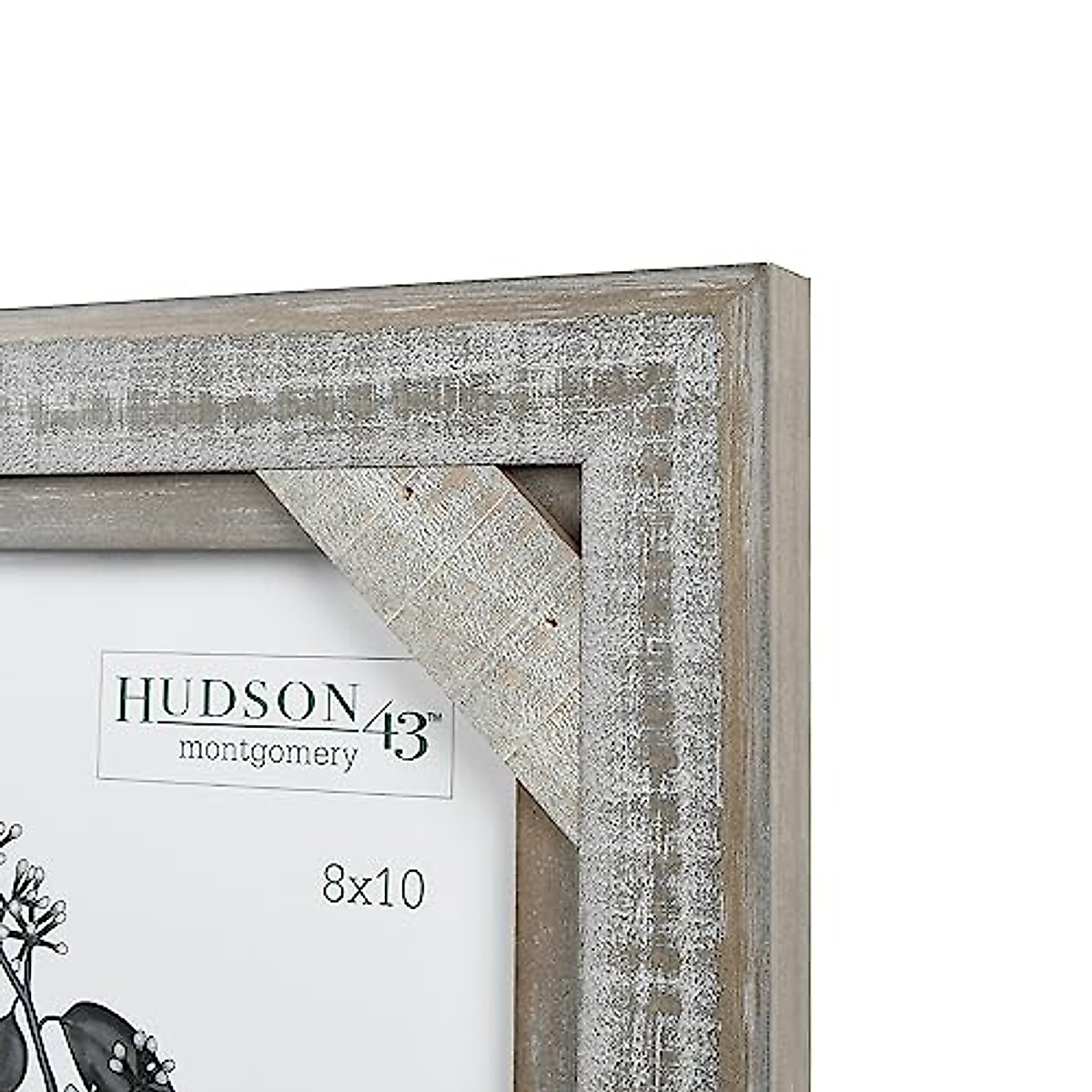 Haven Home Decor 8 x 10 Reclaimed Distressed Wood Picture Frame, Gray