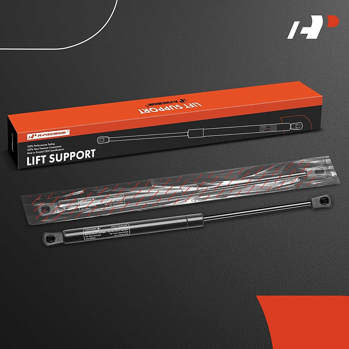 A-Premium Hood Lift Supports Shock Struts Replacement for Dodge Ram 1500 2500 3500 5500 2002-2010 2-PC Set