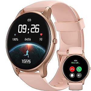 Parsonver Smart Watch for Women, Answer/Make Calls, 1.32" HD Touch Screen Fitness Tracker for Android and iOS Phone with 100+ Sport Modes IP68 Waterproof, Heart Rate Blood Oxygen Sleep Monitor, SPROD1