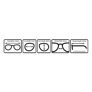 Boost Eyewear 6 Pack Reading Glasses, Traditional Black Frames, for Men and Women, with Comfort Spring Loaded Hinges, Black, 6 Pairs (+2.00)