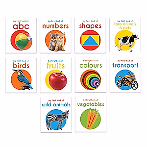 My First Library : Boxset of 10 Board Books for Kids