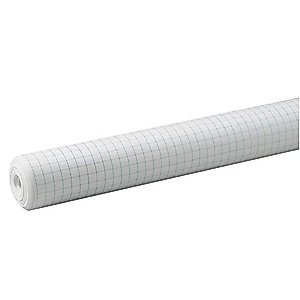 Pacon® Grid Paper Roll, White, 1/2" Quadrille Ruled 34" x 200', 1 Roll