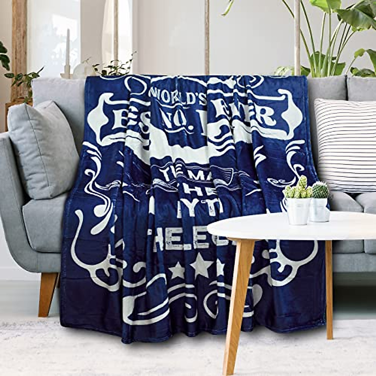 Fluffy Time Gifts for Dad Birthday from Daughter Son Birthday Fathers Day for Dad to My Dad Blanket Bday Present Ideas for Men Him Dads Daddy