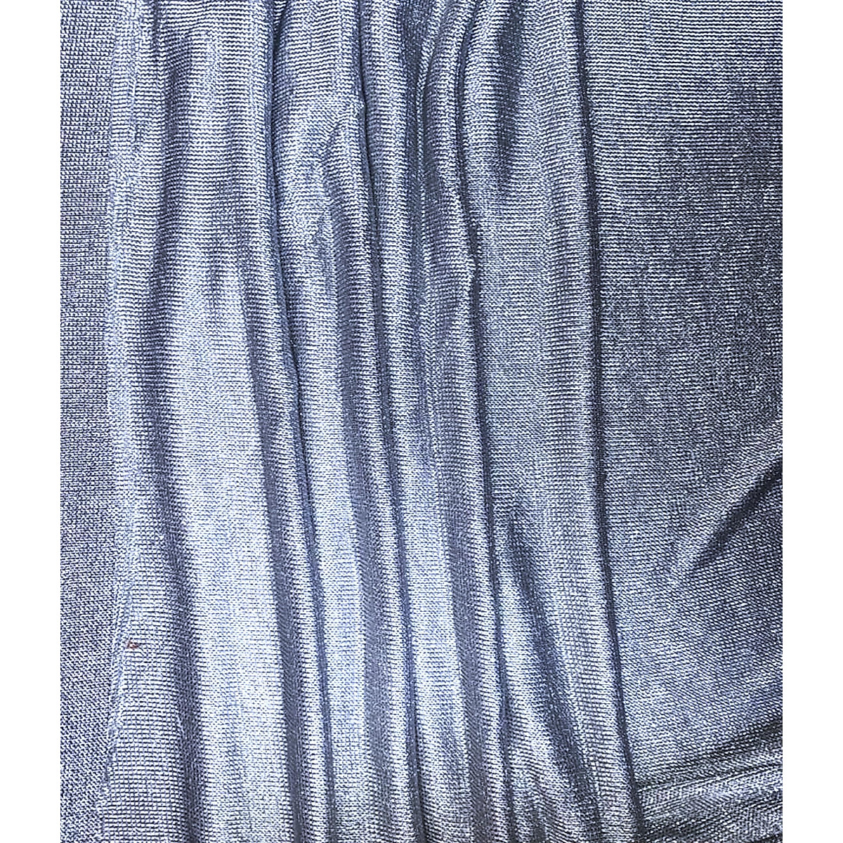 Keily & Megan Inc, 60" Wide Stretch Vintage Chainmail Medieval Era Armour LARP Cosplay Faux Metallic Chainmail Fabric by The Yard (Silver, 1 Yard)