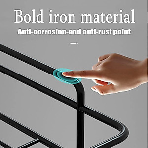 Shower Caddy, RCQD Corner Shower Caddy with Hooks/Soap Tray, Bathroom Storage Organizer,Wall Mounted Shower Organizer with Adhesive,Shower Shelf for Toilet, Dorm and Kitchen (Matte Black)