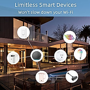 Alexa Smart Plug Exioty, Simple Set Up with One Voice Command, “Amazon Alexa” APP Remote Control, Voice Control, Timer & Schedulete, Stable Connection,Bluetooth Mesh, Require Alexa Echo（1 Pack）