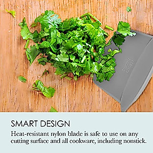 Chicago Metallic Non-Stick Bakeware-Safe Mezzaluna, 6.5-Inch-by-3.5-Inch