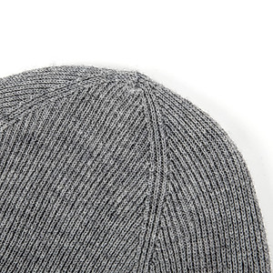 Lallier 100% Merino Wool Beanie for Men and Women, Pure Wool Ribbed Knit Warm Winter Hat with Gift Box (Light Gray)