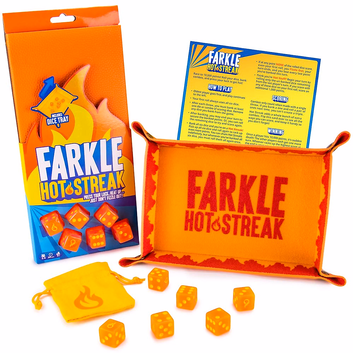 Farkle Hot Streak Dice Game Set - New Edition!