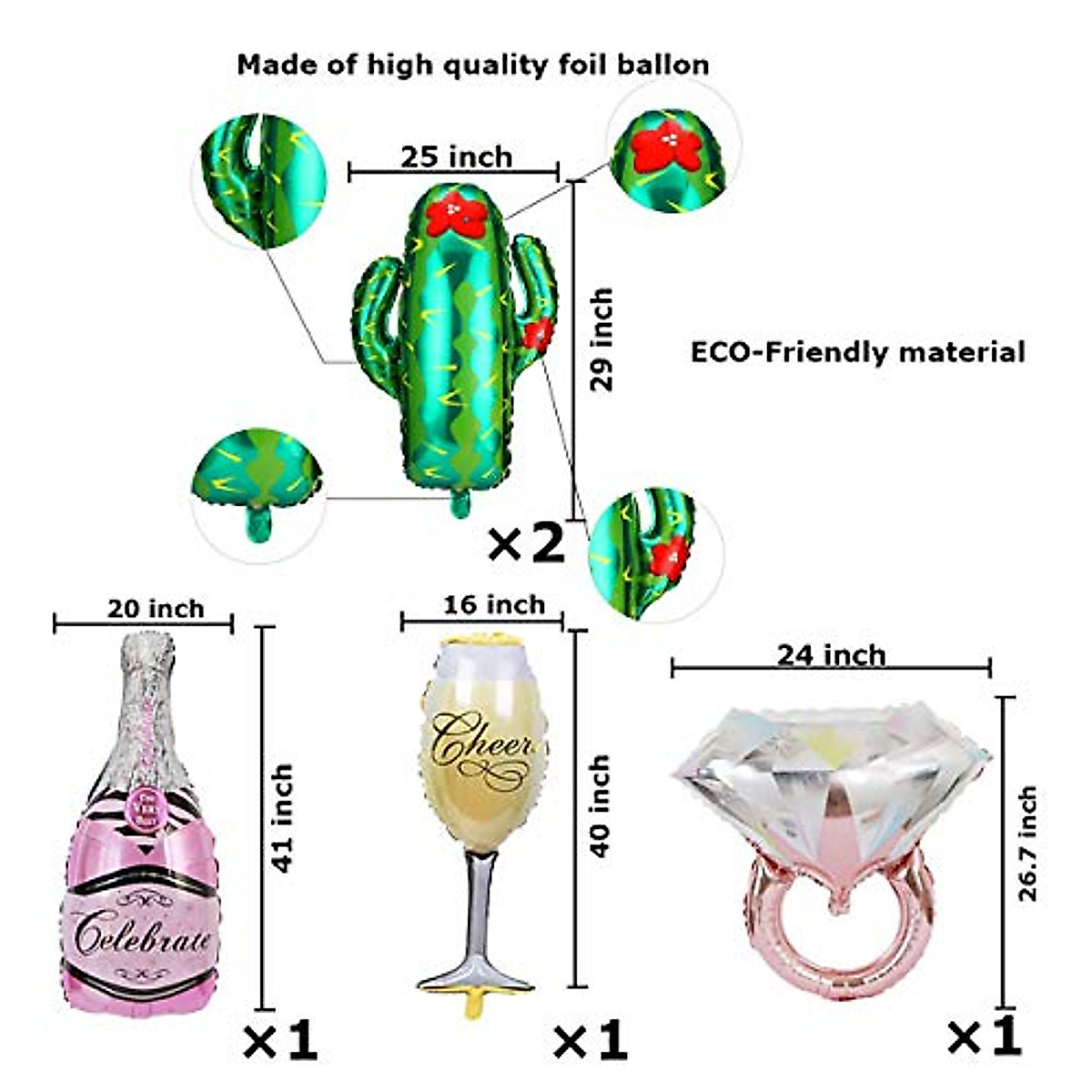 Taco Bout Love Balloon,Rose Gold Taco Bout Love Banner Party Decor for Mexican Fiesta Themed Bridal Shower Bachelorette Wedding Engagement Anniversary Party Decorations Supplies