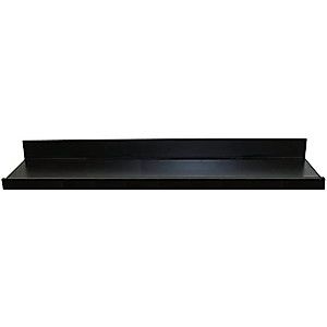 InPlace Shelving, 09084680, Floating Shelf with Picture Ledge, 35.4 Inches Wide x 4.5 Inches Deep x 3.5 Inches High, Black