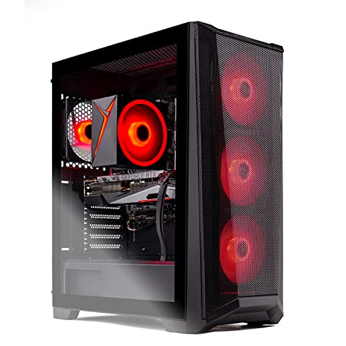 Skytech Gaming Skytech Chronos Gaming PC Desktop – Intel Core i5 12600K 3.7 GHz, NVIDIA RTX 3080, 1TB NVME SSD, 16GB DDR4 RAM 3200, 850W Gold PSU, 11 AC Wi-Fi, Windows 11 Home 64-bit