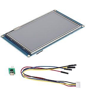 Ferwooh Nextion Basic Display 5.0'' NX8048T050 5.0inch TFT Resistive Touch Screen Panel 800x480 UART HMI Intelligent LCD Display Module