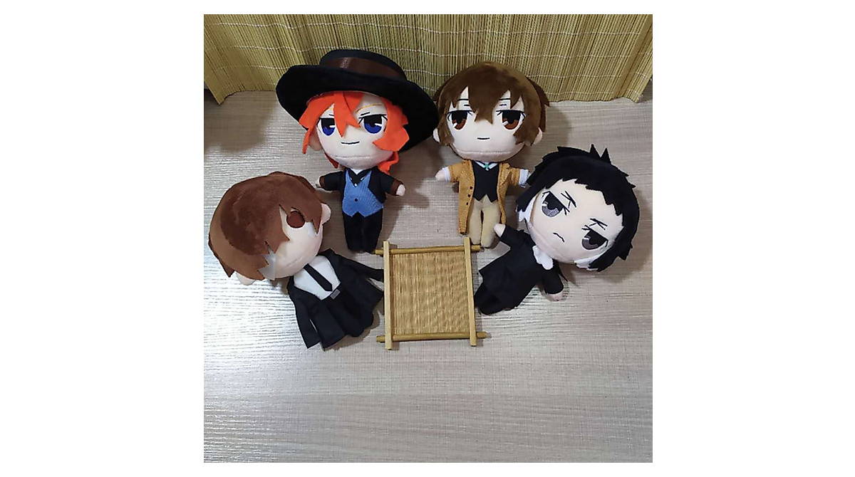 Kejodiy BSD Plush Doll - Soft Anime Animal Toy 7.8 Inches