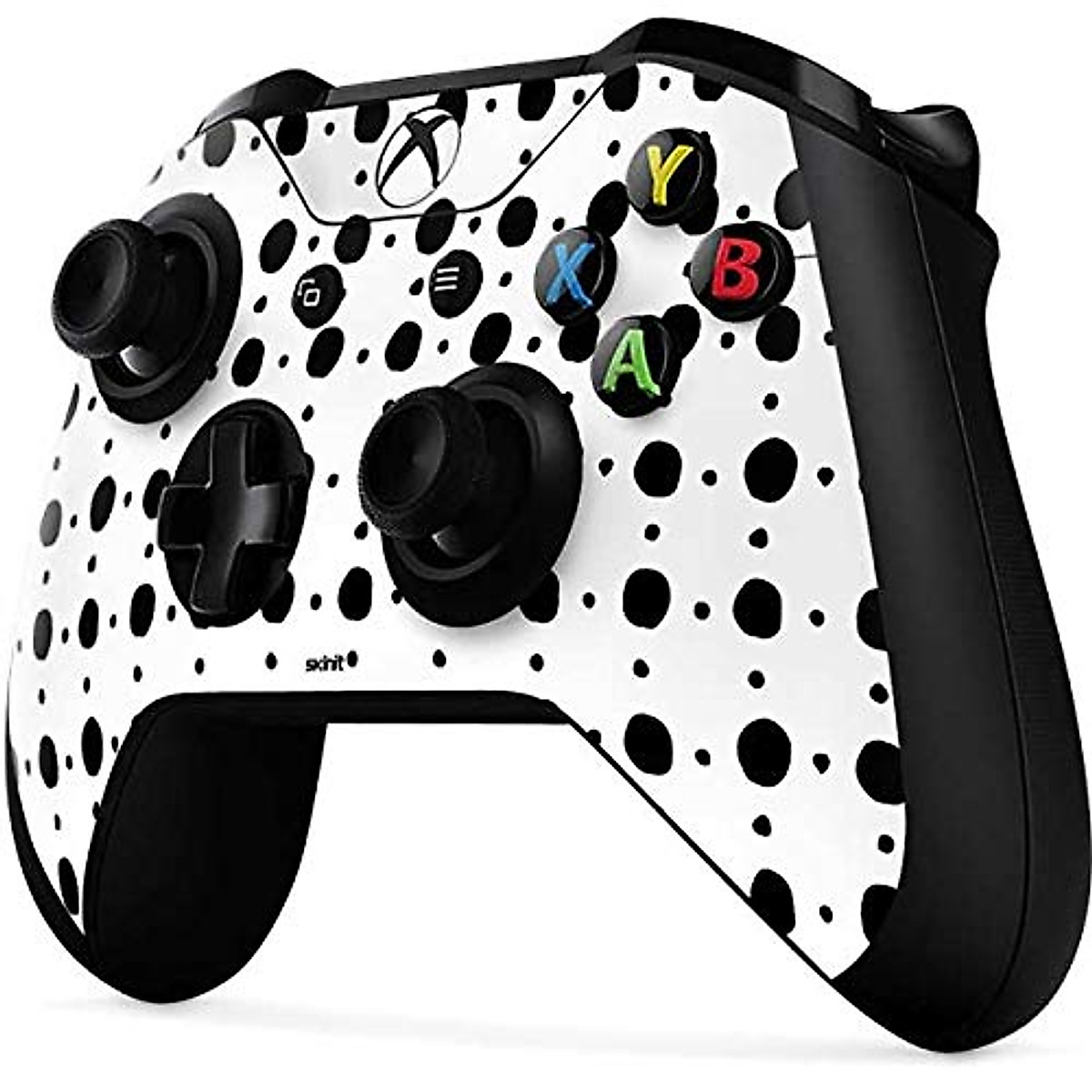 Skinit Decal Gaming Skin Compatible with Xbox One X Controller - Officially Licensed Skinit Originally Designed Grid Dot Polka Dot Design