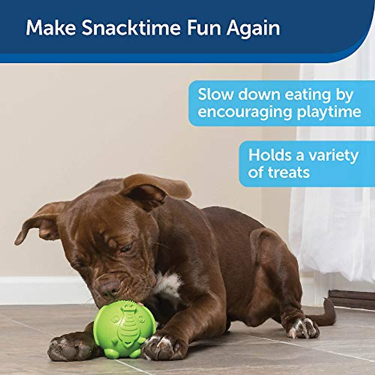 PetSafe Busy Buddy Elephunk Dog Chew Toy - Treat Dispenser - Medium/Large
