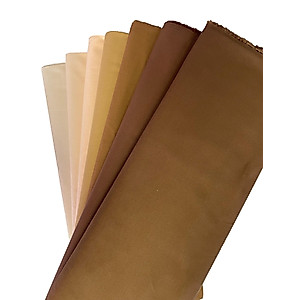 Kona Cotton Broadcloth in Doll Skin Colors-One Yard (Light Parfait)