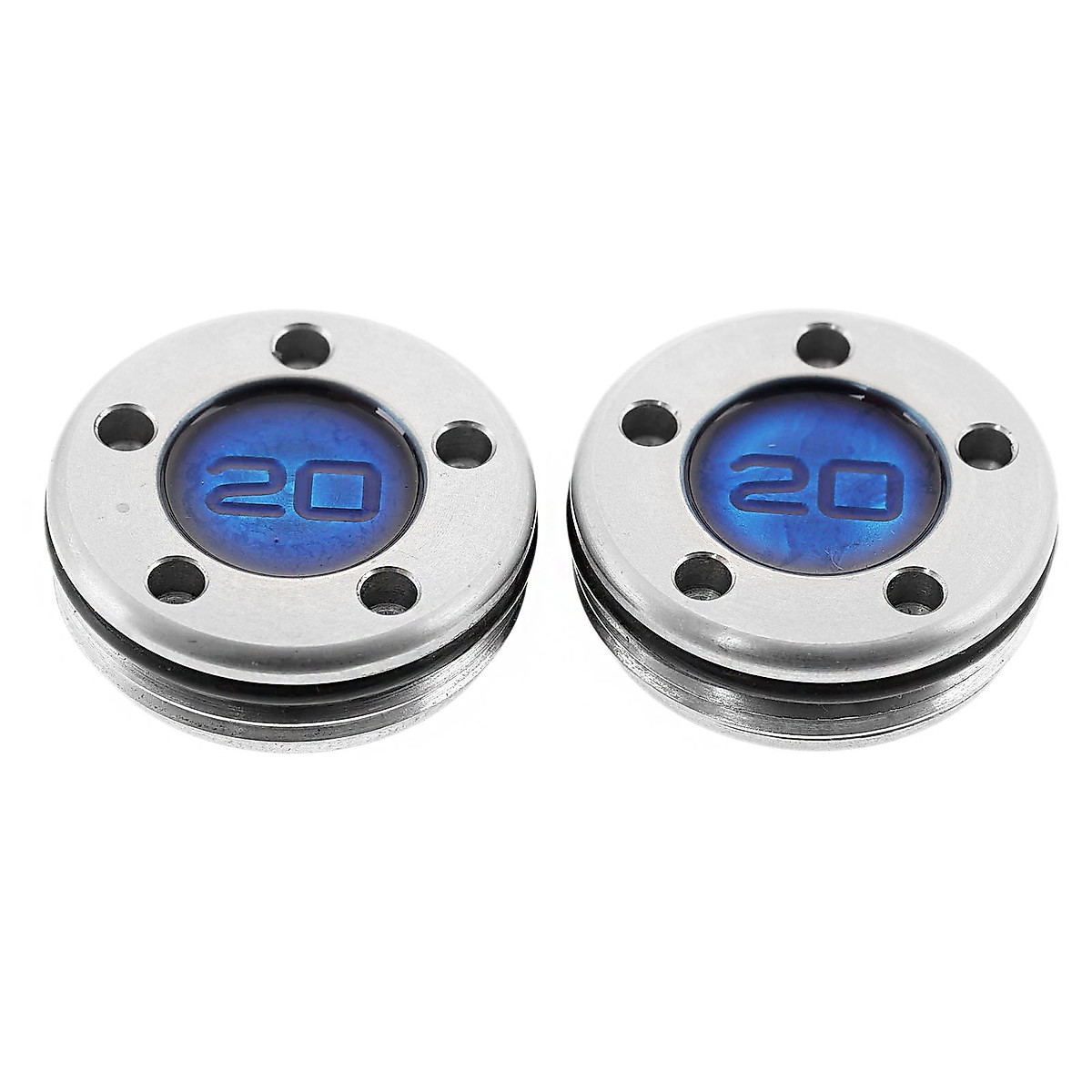 MUXSAM Compatible with Scotty Cameron Select Newport Studio Design,2 Pieces Golf Custom Putter Weights (20g)(Blue)