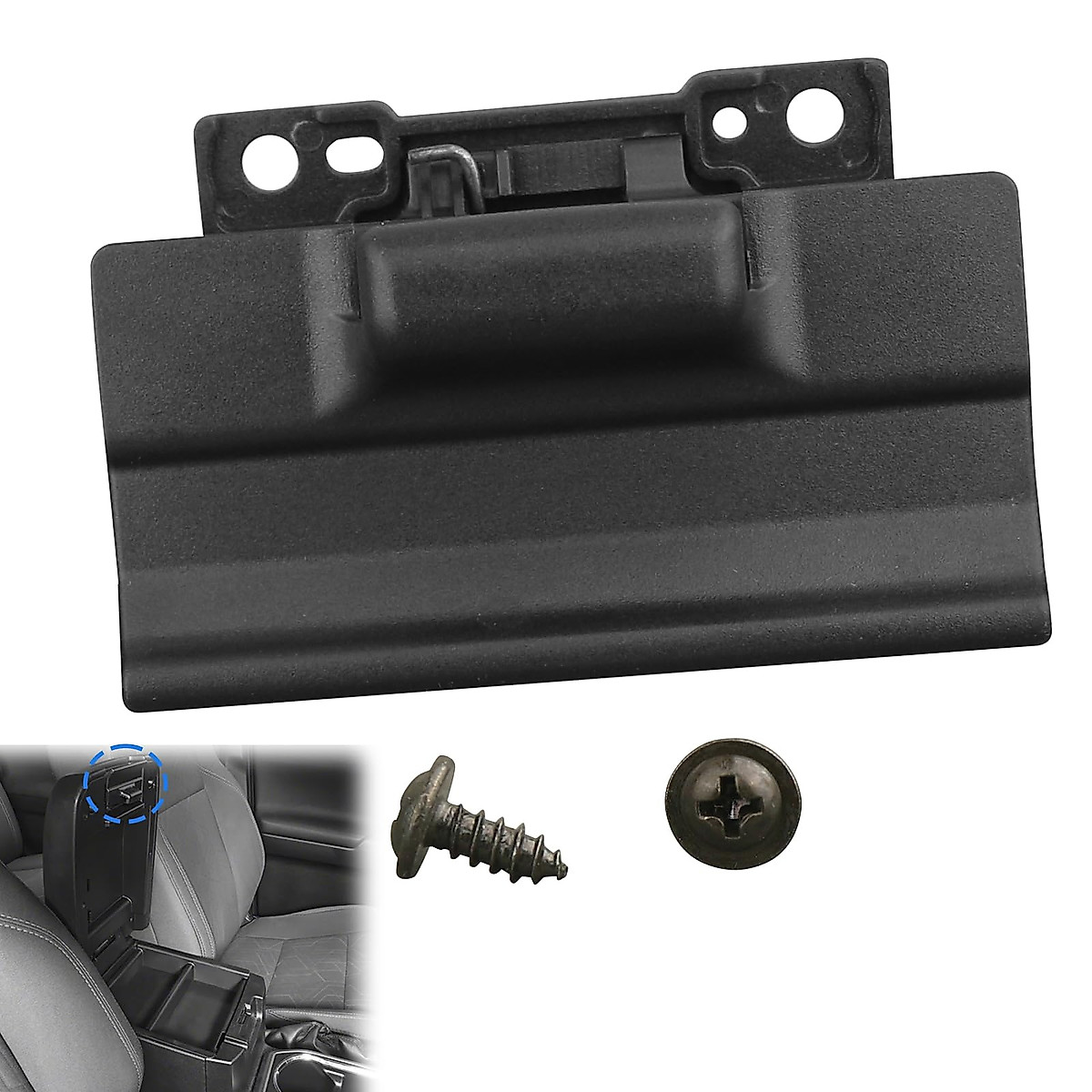 Osompar Center Console Latch Compatible with Toyota Tacoma 2016-2021 Tundra 2014-2021 Replaces 58971-0C040 Console Lock Sub-Assembly