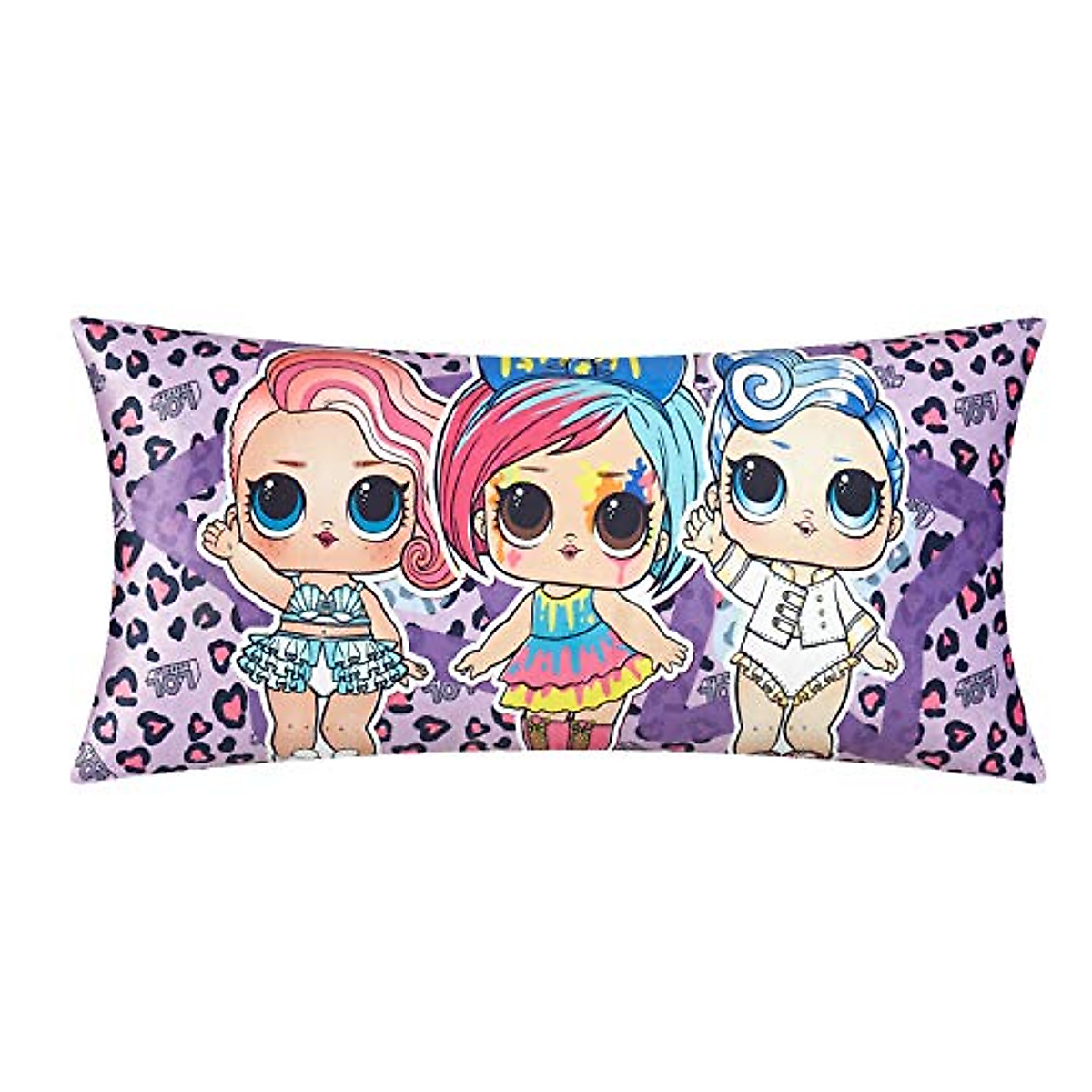 LOL Surprise Mink Body Pillow, 1 Count (Pack of 1), Multi