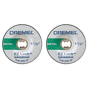 Dremel EZ541GR Aluminum Oxide Grinding Wheel (2-Piece)