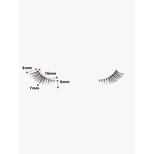 GMAGICTOBO False Eyelashes Natural Half Lashes Short Wispy Clear Band Lashes Pack Cat Eye 3D Faux Mink Lashes Fake Eyelashes 7 Pairs Multipack