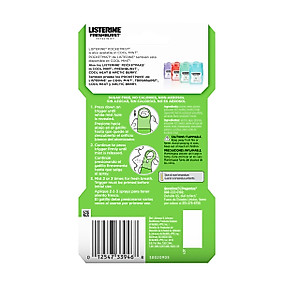 Listerine Total Care Zero Alcohol Anticavity Mouthwash, Bad Breath Treatment, Alcohol Free Mouthwash for Adults; Fresh Mint Flavor, 1 L, 2 Pack