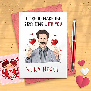 Funny Valentine/Anniversary Card - Card For Him, Card For Bf, For Husband, Romantic Card, Cute Love Card, Funny Valentines Day, Greeting Card [00423]