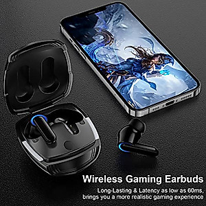 COOYA Wireless Earbuds for iPhone 14 Pro Max 13 11 12 TWS Bluetooth Headphones Bass Noise Canceling in-Ear Headsets with Mic ENC Wireless Gaming Earphone for Samsung S23 S22 Ultra A53 Flip 4 3 S21 A13