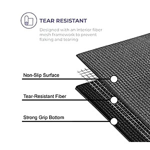 Gray, Kitchen sink faucet splash guard/guards faucet area from water damage, chipping and too much wiping, copyright 2017/TM/Patent Approved (17 in. width x 23 in. length)