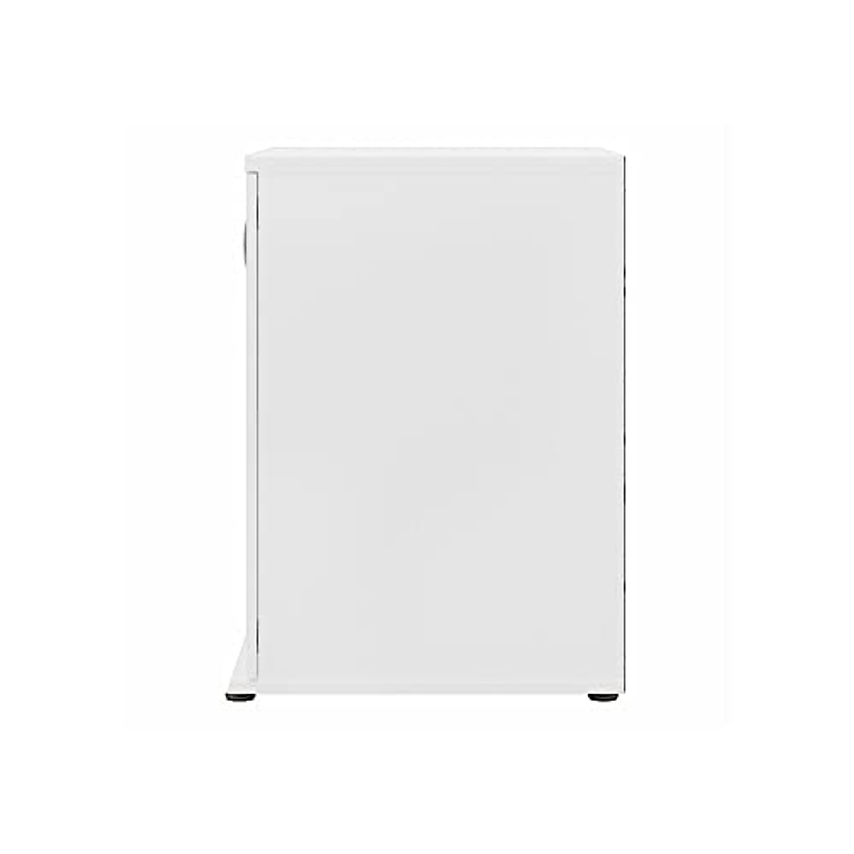 Bush Business Furniture Universal Laundry Room Storage Cabinet with Doors and Shelves in White