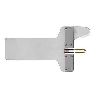 304 Stainless Steel Noodle Knife Cut Dough Shaving Cutter Kitchen Noodle Restaurants Cutting Accessories(Copper wheel)