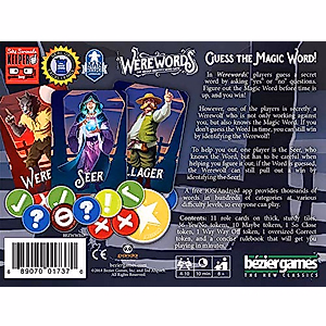 Werewords – Werewords Board Game, Fun Board Game for Families, Engaging Social Deduction, Great Game for Kids & Families, Party Game for Kids & Families, Word Game